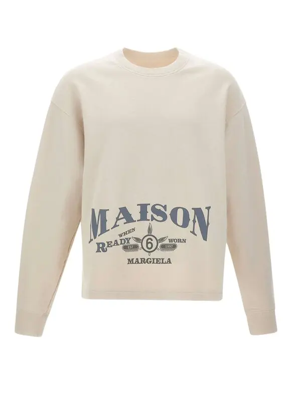 MAISON MARGIELA Graphic Crewneck Sweatshirt