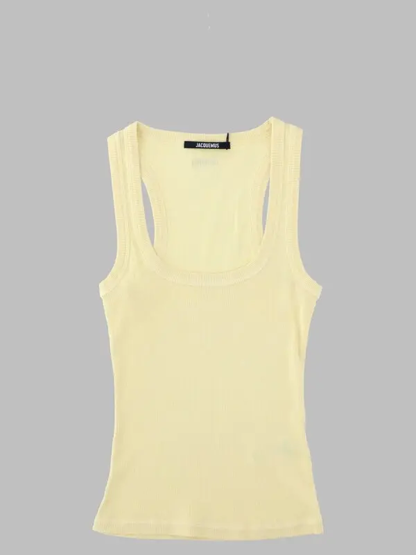 Jacquemus Cotton Jacquard-style Top - Yellow