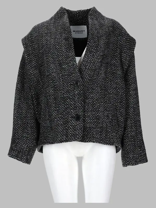 MARANT ETOILE Drogo Wool Herringbone Jacket