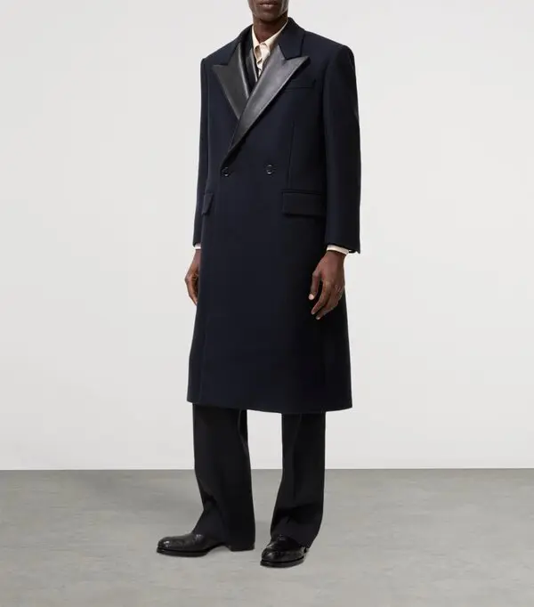 Burberry Wool Crathorne Tuxedo Coat