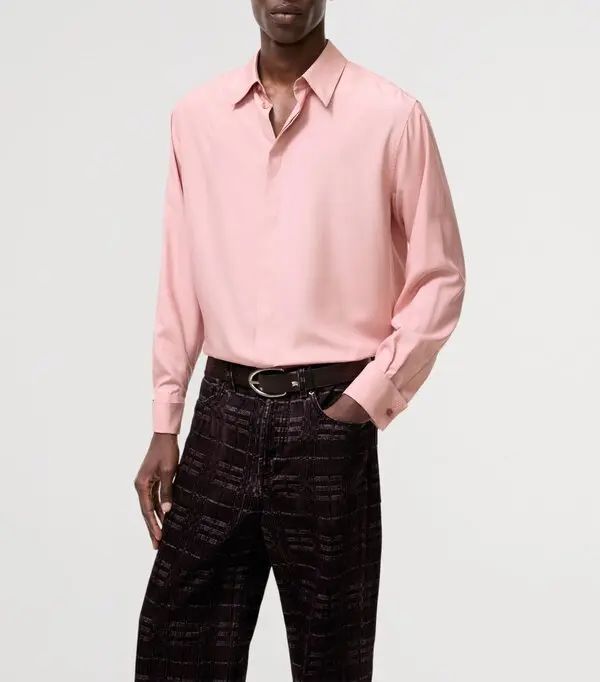 Burberry Silk Relaxed Shirt