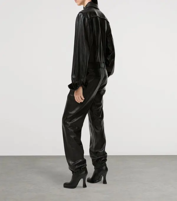 Burberry Leather Jumpsuit