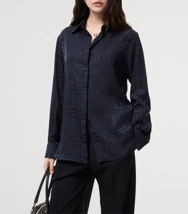 Burberry Silk Check Shirt