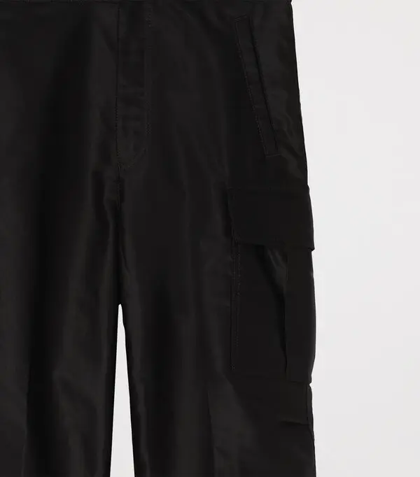 Burberry Cotton Sateen Cargo Trousers