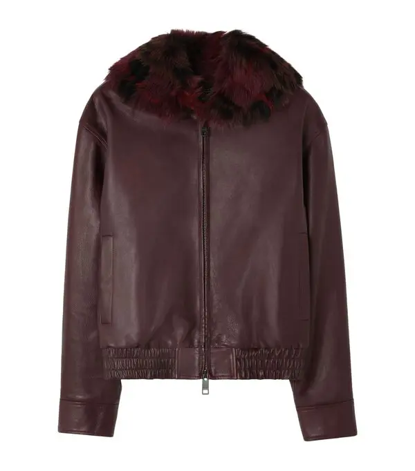 Burberry Leather Latchford Jacket