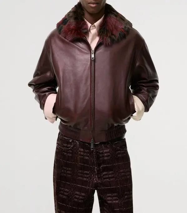 Burberry Leather Latchford Jacket