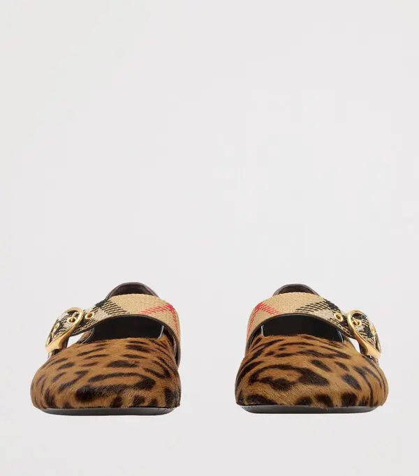 Burberry Leopard Print Robin Ballet Flats
