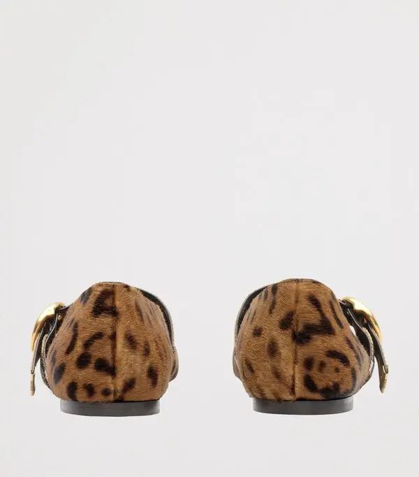 Burberry Leopard Print Robin Ballet Flats