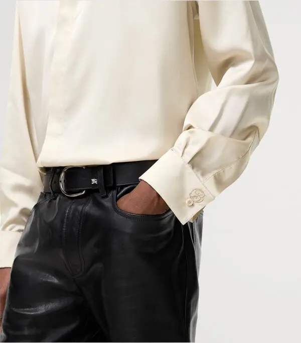 Burberry Silk Relaxed Fit Shirt