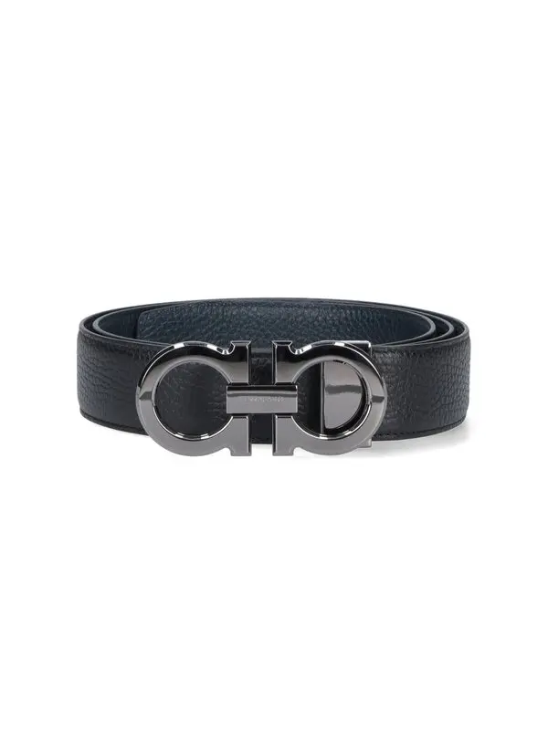 FERRAGAMO Luxury Calf Leather Belt For