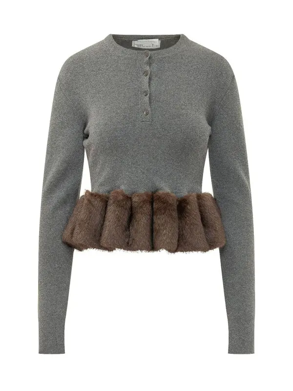 Stella McCartney Crewneck Sweater - Dark Grey