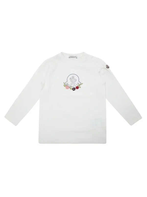 Moncler Baby Cotton T-shirt - Bianco