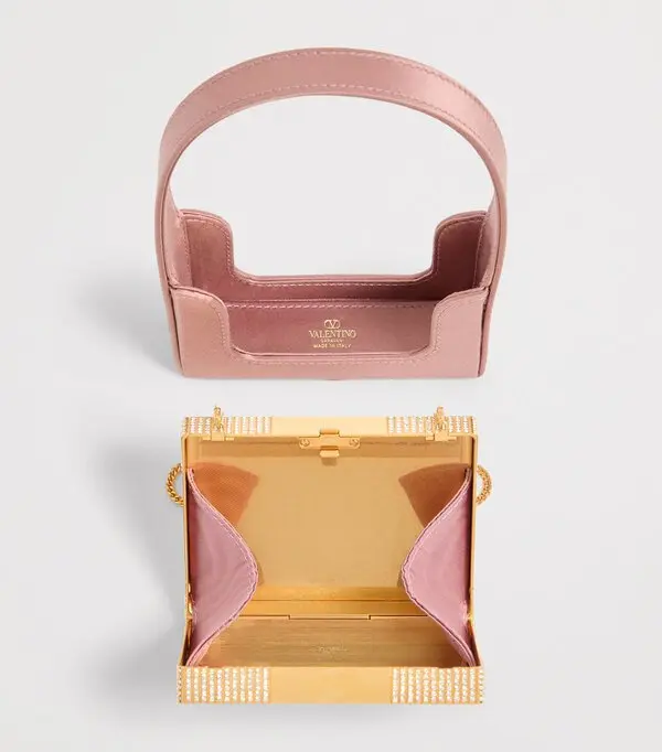 Valentino Garavani Mini Metal Minaudiere Top Handle Bag