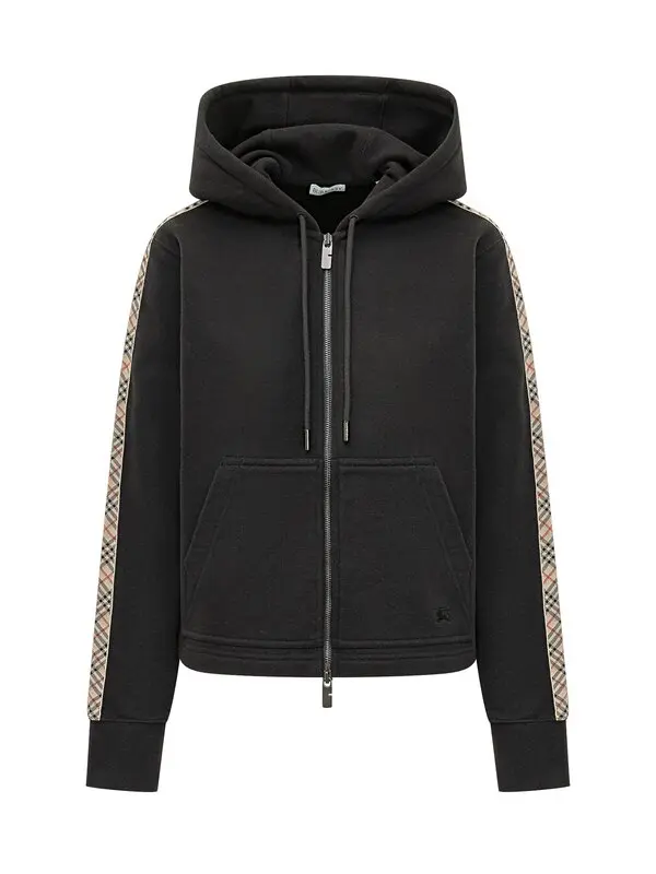 Burberry Classic Zip-up Hoodie With Kangaroo Pockets