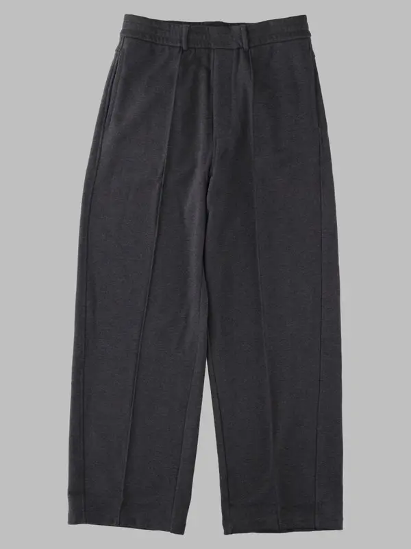 Emporio Armani 100% Cotton Tailored Trousers - Black