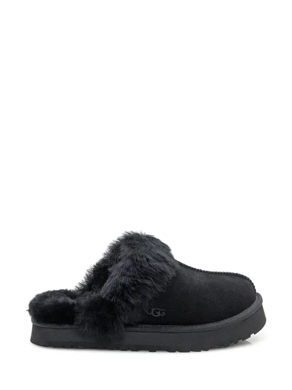 UGG Disquette Leather Slide Sandals