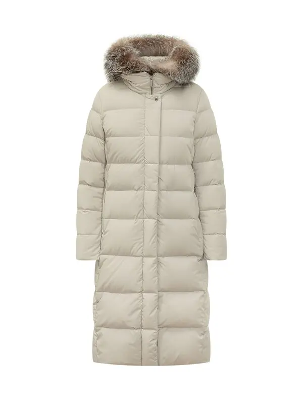 MOORER Zagara-kn Quilted Down Jacket - Ivory