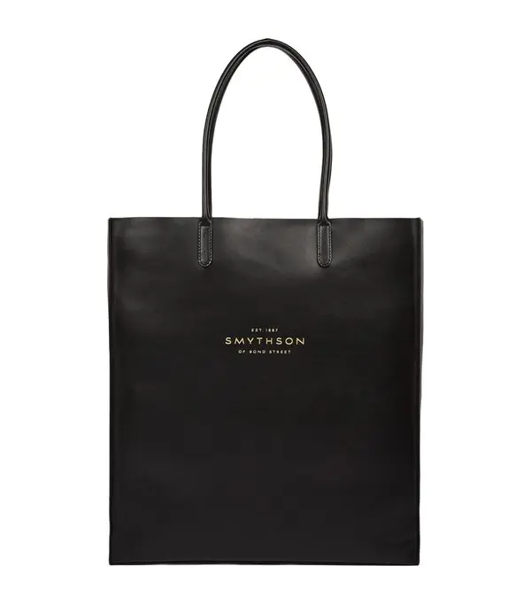 Smythson Mini Leather Kingly Tote Bag