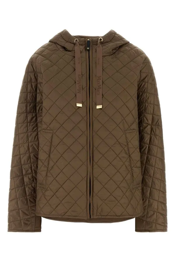 MM THE CUBE Quilted Jacket With Silk-blend Padding