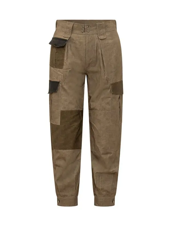 MARANT ETOILE Patchwork Cargo Trousers