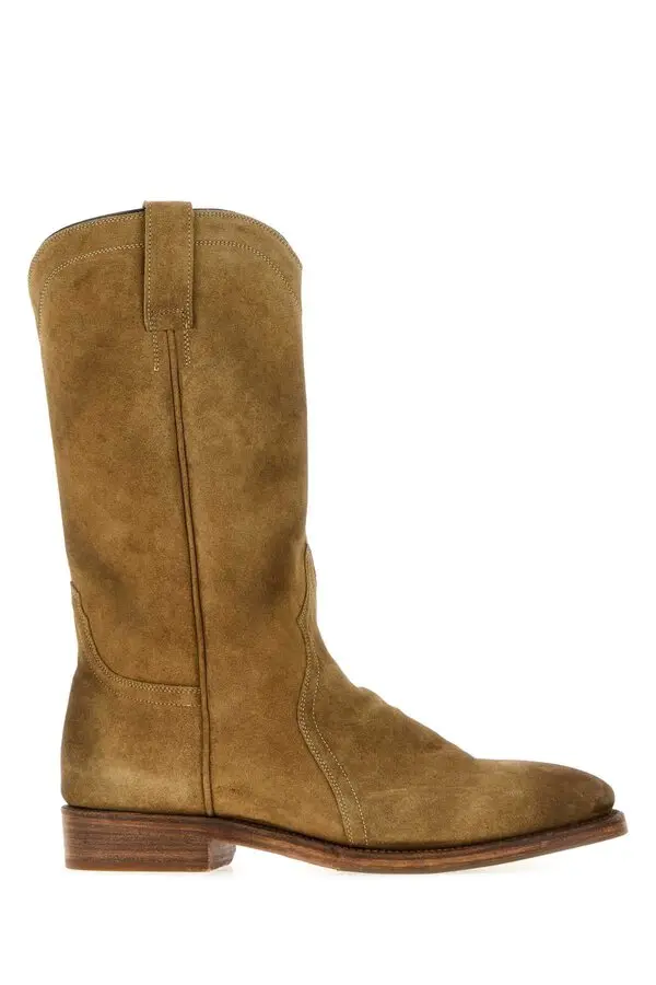 JIL SANDER Suede Bruce Boots