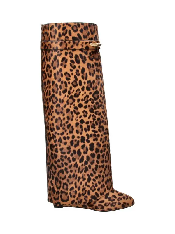 Givenchy Leopard-print Knee-high Boots