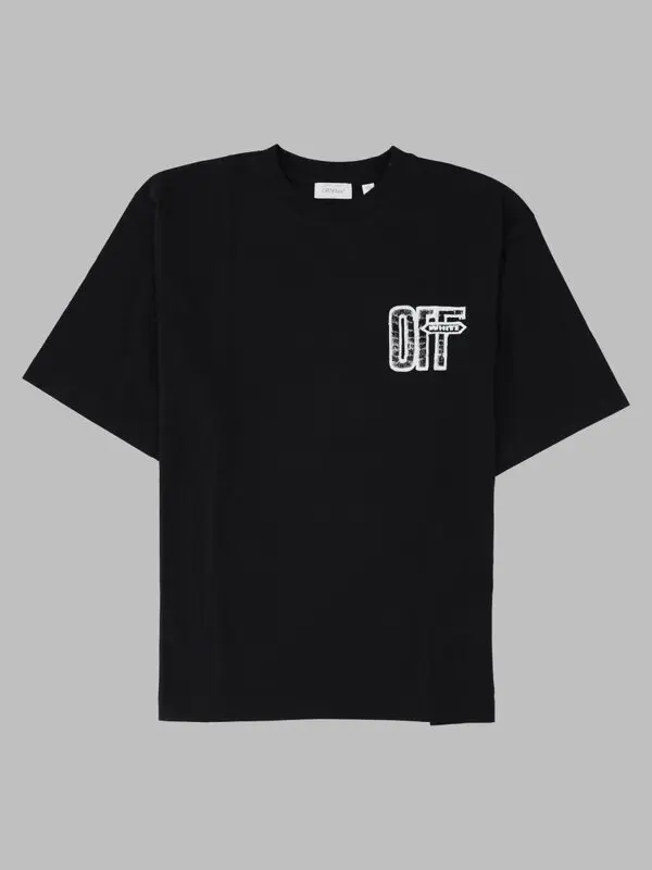 Off-White Cotton T-shirt - Black