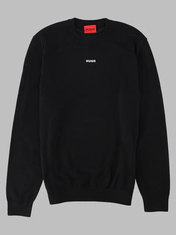 Hugo Cotton Sweatshirt - Black