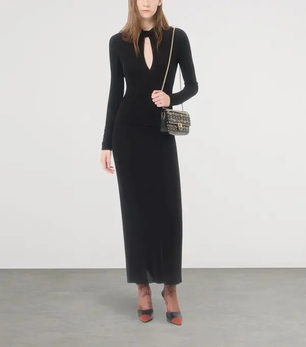Valentino Garavani Keyhole Long-sleeve Top