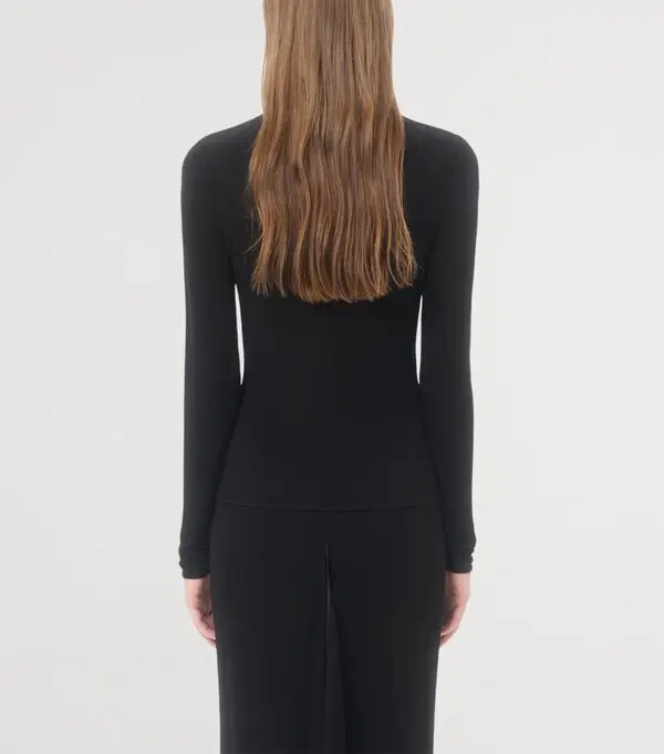Valentino Garavani Keyhole Long-sleeve Top