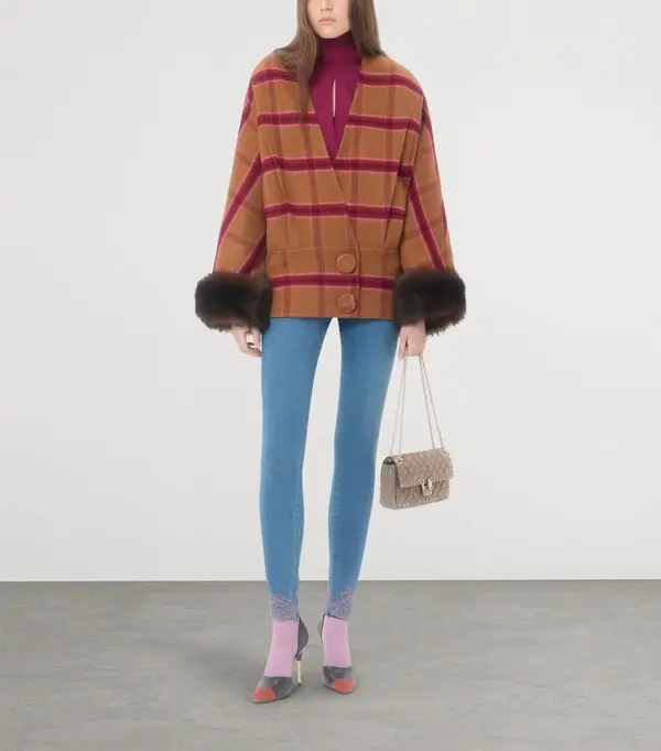 Valentino Garavani Wool Tie-neck Sweater