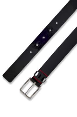 Hugo Patent-leather Belt For Business Outfits