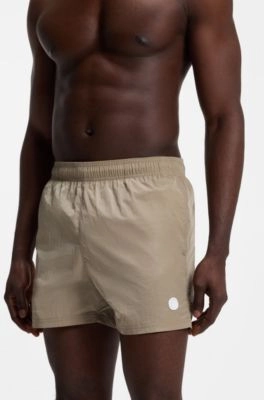 BOSS Swim Shorts With Double B Monogram Trim