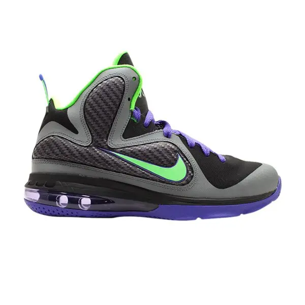Nike Lebron 9 Gs High Top Sneakers - Black