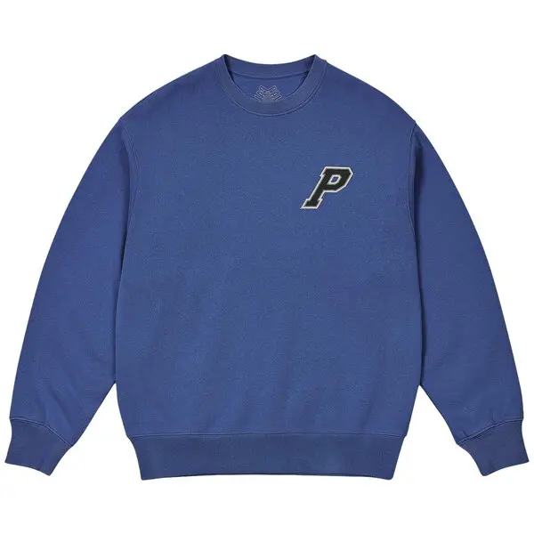 PALACE P3 Stitch Crewneck Sweatshirt - Blue