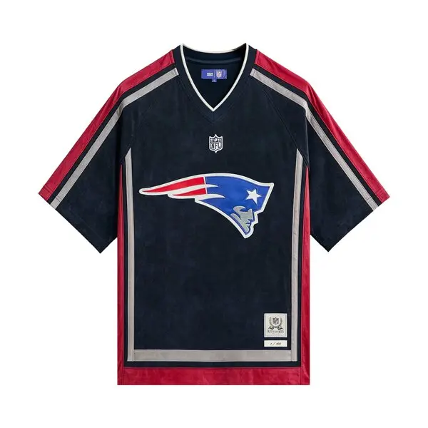 Kith X Nfl New England Patriots Leon Shirt - Blue