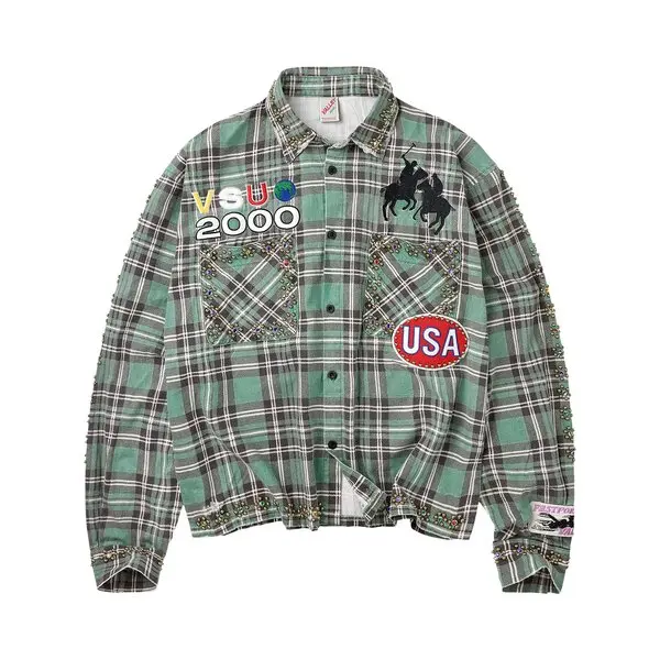 VALE FOREVER Jade Flannel Shirt