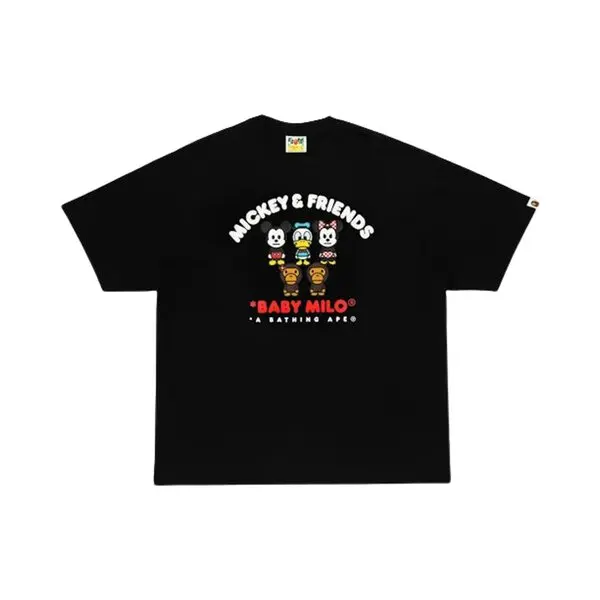 A BATHING APE X Disney Mickey & Friends Milo Relaxed Fit Tee