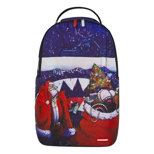 SPRAYGROUND Santa Big Bag Stacks Backpack - Multicolor