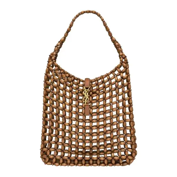 Saint Laurent Le 5 À 7 Beaded Bag