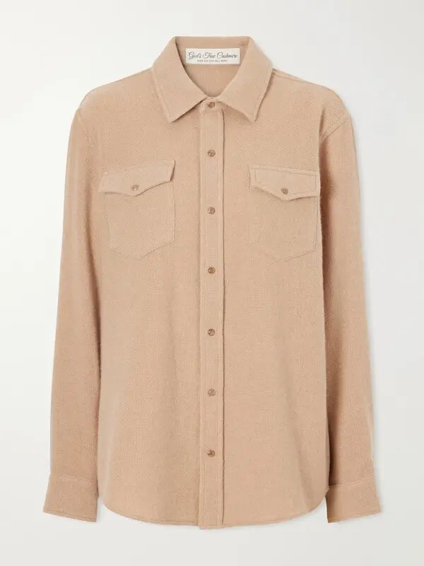 GOD’S TRUE CASHMERE Cashmere Knitted Shirt