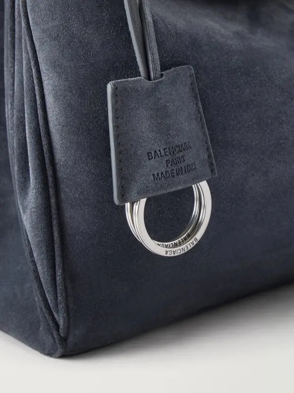 Balenciaga Rodeo Suede Tote - Gray