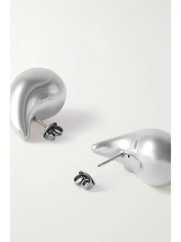 Bottega Veneta Drop Earrings - Silver
