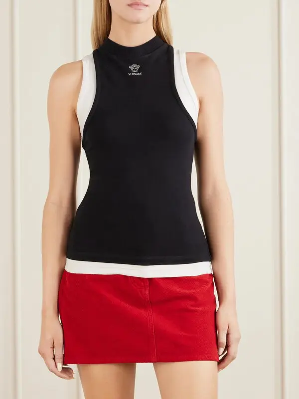 Versace Logo Tank