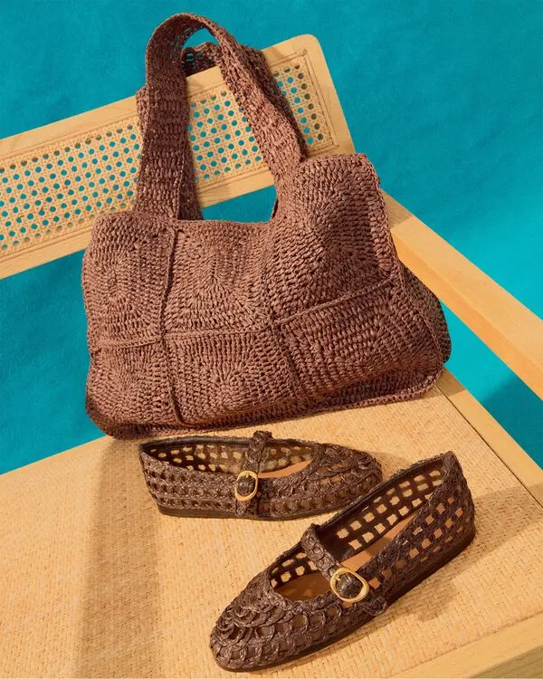 Steve Madden Melody Flat And Sunova Bag Bundle - Multicolor