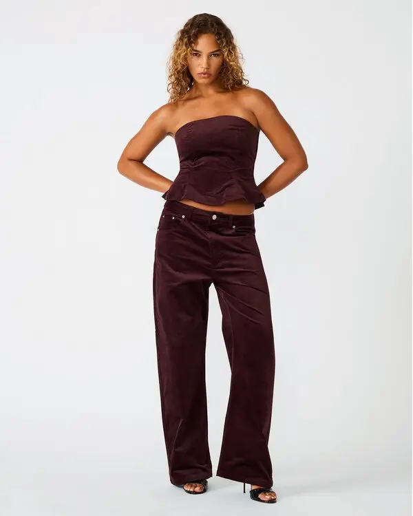 Steve Madden Sydnee Velvet Trousers
