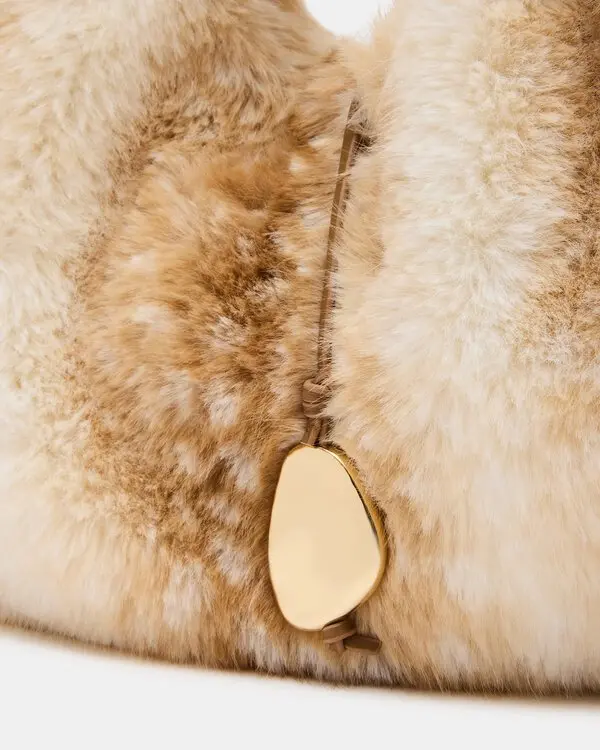 Steve Madden Helga Faux Fur Top Handle Bag