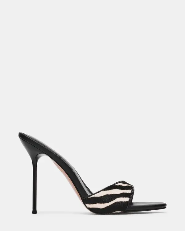 Steve Madden Davina Print Stiletto Mule Heels