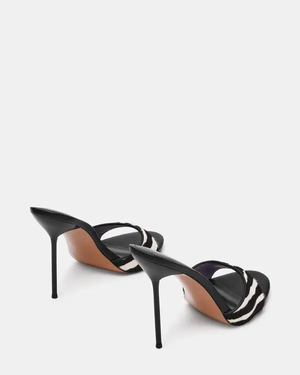 Steve Madden Davina Print Stiletto Mule Heels