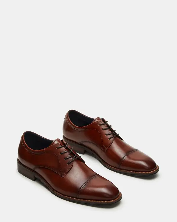 Steve Madden Hasen Lace-up Leather Dress Shoes